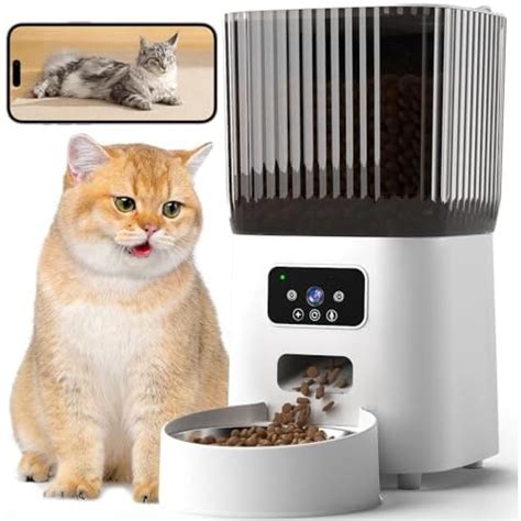 Sandpoy Automatic Cat Feeder With Camera 1080p Live Video With Night