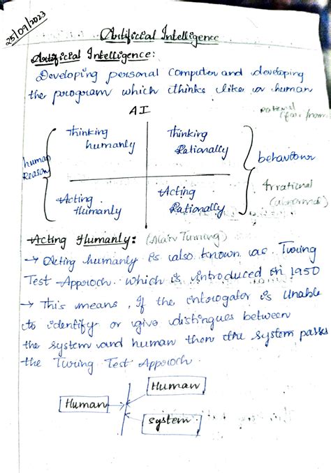 Solution Artificial Intelligence Notes Studypool
