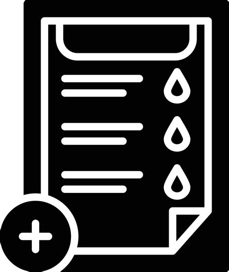 Medical Test Glyph Icon 11261065 Vector Art At Vecteezy