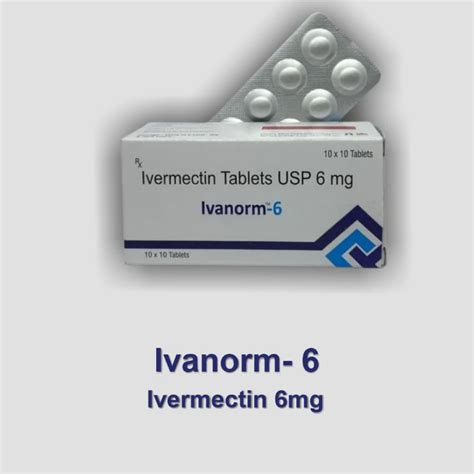 Ivermectin 6mg Ivanorm 6mg Tablets Iverpills Trusted Healthcare