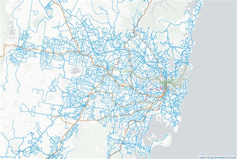 Every Bus Train Light Rail And Ferry Route In Sydney R Sydney