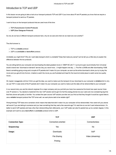 Chap 5 Introduction To Tcp And Udp Pdf Transmission Control Protocol Computer Standards