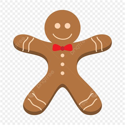 плоский дизайн имбирный пряник Png рождество Png Новый год Png картинки и пнг рисунок для