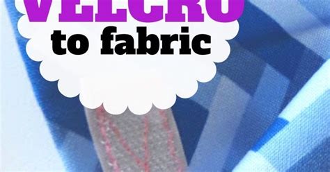 How To Sew Velcro Or Hook Loop Tape Closures Sew Simple Home