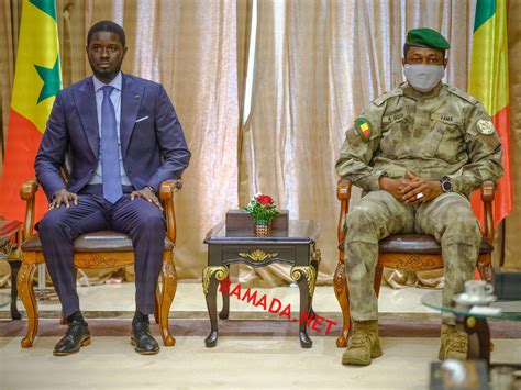 Le Président De La Transition Le Colonel Assimi GoÏta A Reçu Son
