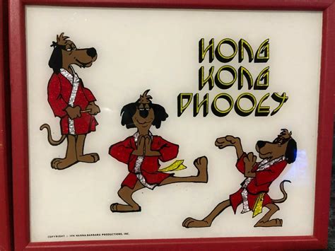 Vintage Hanna Barbera Cartoon Art Set Of 4 3929951815