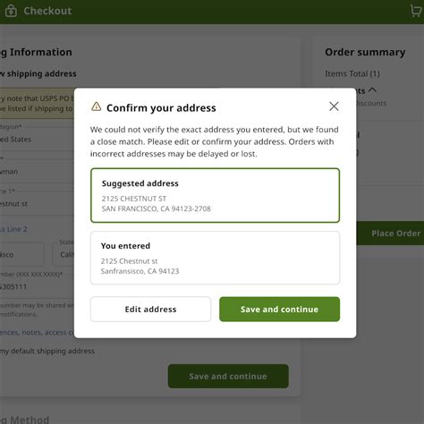 171 ‘address Validator Design Examples Baymard Institute