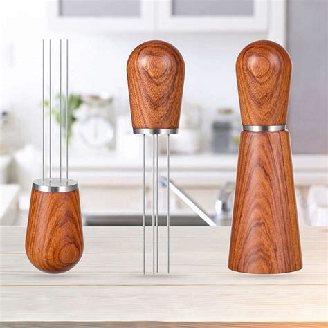 Badu Bg Бъркалка за кафе еспресо инструмент за разбъркване на кафе за разпределяне на еспресо