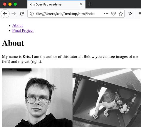 HTML Basics FabAcademy Tutorials
