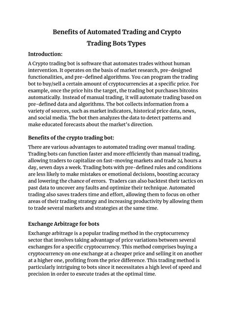 Ppt Benefits Of Automated Trading And Crypto Powerpoint Presentation