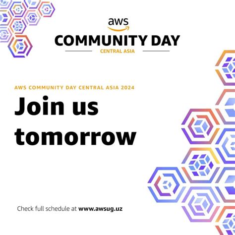 Aws User Group Tashkent On Linkedin Awsusergroups Awscommunityday Conference Tashkent