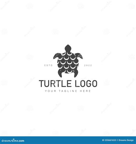 Turtle Logo Design Icon Illustration Stock Vector Illustration Of