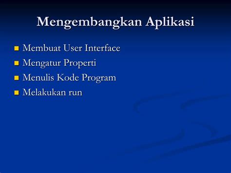 Ppt Desain User Interface Dengan Visual Basic Powerpoint Presentation