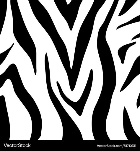 Seamless Zebra Stripe Royalty Free Vector Image