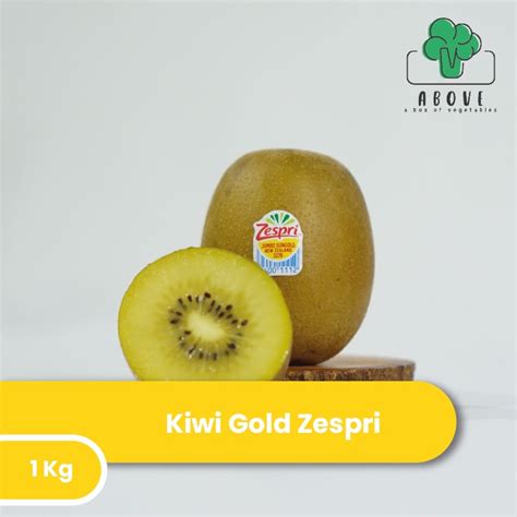 Jual Kiwi Gold Zespri 7 9 Pcs 1kg Buah ABOVE Shopee Indonesia