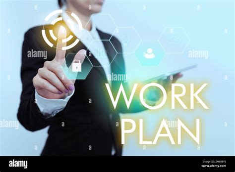 Handwriting Text Work Plan Business Concept Project To Be Accomplished And Outlines How It Will