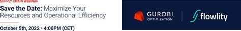 Supply Chain Webinar Maximize Your Resources And Operational