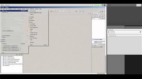 create an android project from existing source code youtube
