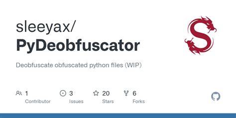 Github Sleeyaxpydeobfuscator Deobfuscate Obfuscated Python Files Wip