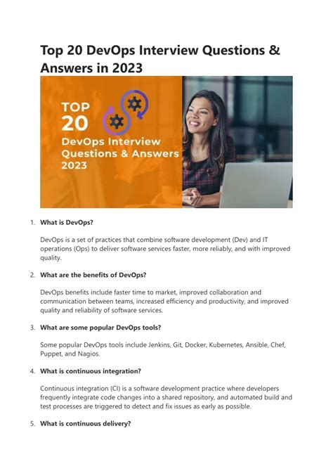 PPT Top DevOps Interview Questions PowerPoint Presentation Free Download ID