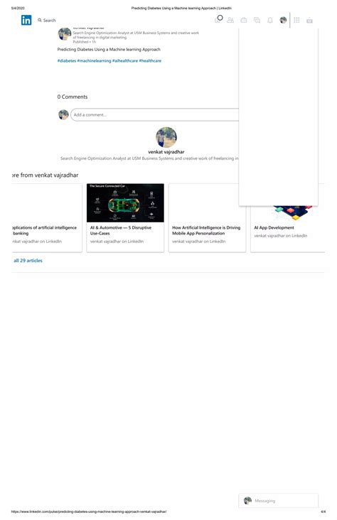 Predicting Diabetes Using A Machine Learning Approach Linked In Pdf