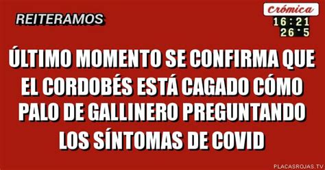 Último Momento Se Confirma Que El Cordobés Está Cagado Cómo Palo De