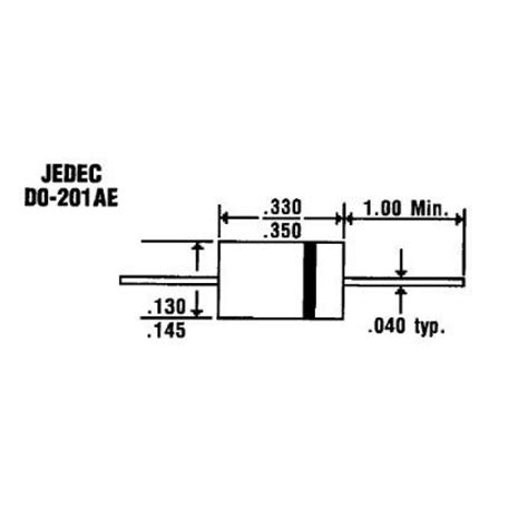 Onsemi DIODE 1N5368 47V 5W ZENER DIODES For Electronics 200 C At Rs