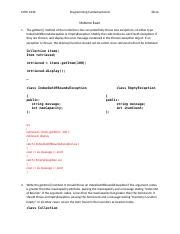Cosc Midterm Exam V Docx Cosc Programming Fundamentals