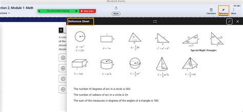 What Is The Sat Reference Sheet In The Math Section Mindfish Test