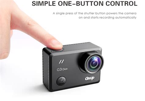 Gitup G3 Duo Fov 90° Pro Packing No Distortion Action Camera