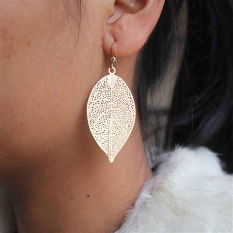 Ohrringe Blatt Gold Kaufen Auf Ricardo