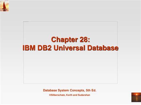 ppt chapter 28 ibm db2 universal database powerpoint presentation