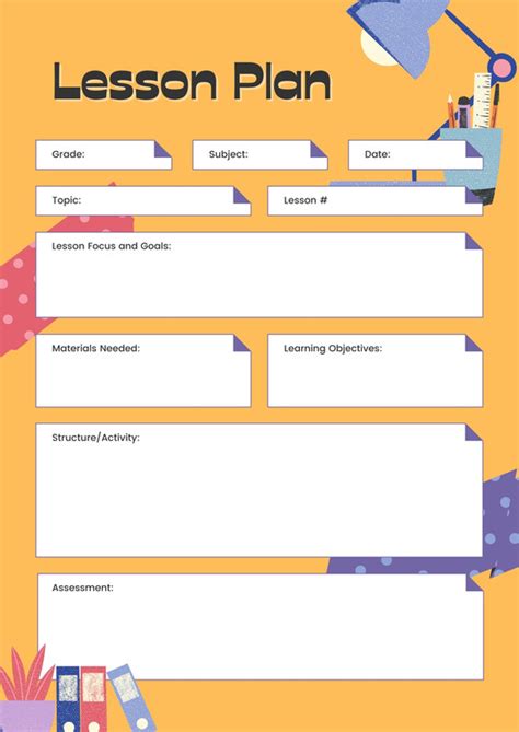 Lesson Plan Templates You Can Customize For Free Canva