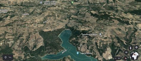 Siccità Lago di Occhito al di sotto del volume morto IlSipontino net