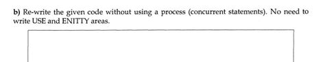 Solved Question 10 Vhdl Coding Comparators 10 Marks A