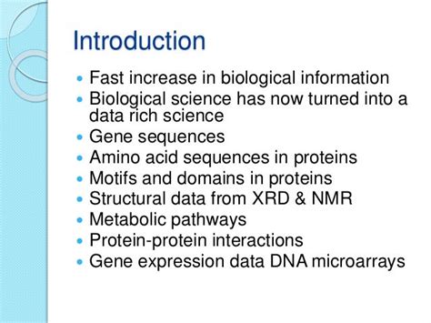 Databases In Bioinformatics