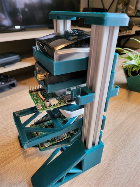 Modular 3 Rack For Raspberry Pi And Other Small Electronics By Citruspers Download Free Stl