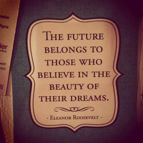 The Future Belongs
