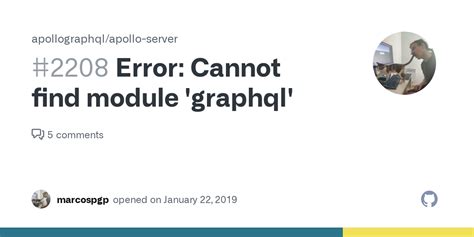 error cannot find module graphql · issue 2208 · apollographql