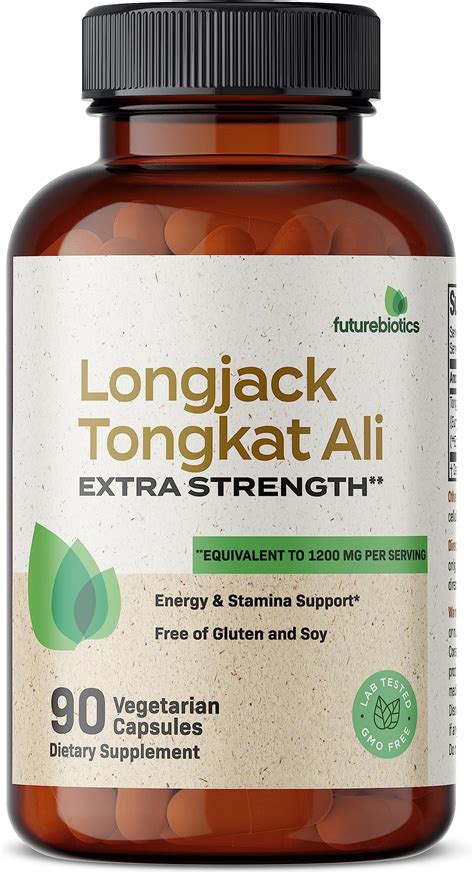 Force Factor Longjack Tongkat Ali Max For Men Male Stamina
