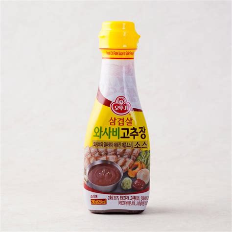 오뚜기 삼겹살 와사비 고추장소스 메가마트몰