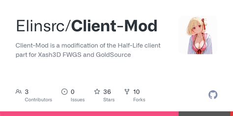 Issues · Elinsrcclient Mod · Github