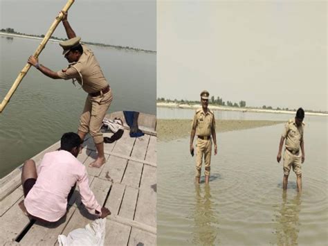 हरदोई गंगा स्नान करने गया युवक नदी में डूबा पुलिस गोताखोरों की मदद से