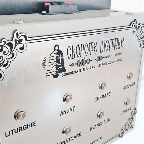 Clopote Electronice Cu Butoane Sonorizari Biserici Ilie Popescu