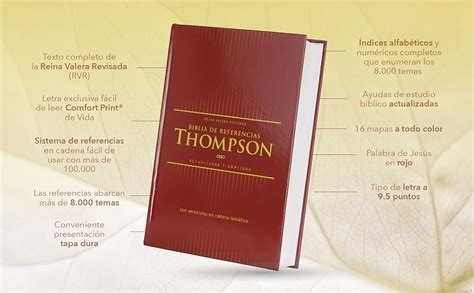 Biblia De Referencia Thompson Actualizada Y Ampliada RVR Tapa Dura