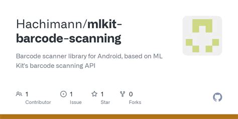 Github Hachimann Mlkit Barcode Scanning Barcode Scanner Library For