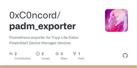 Github 0xc0ncord Padm Exporter Prometheus Exporter For Tripp Lite
