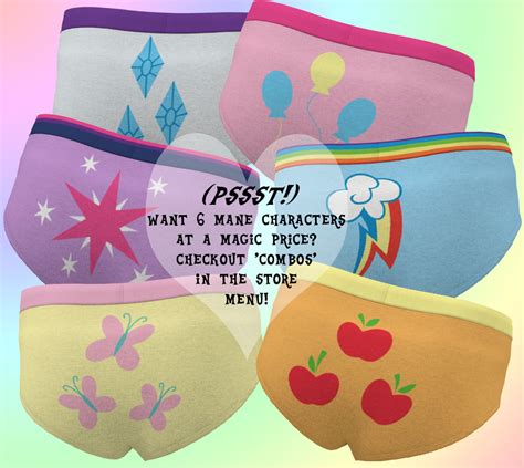 Mlp Fluttershy Womens Underwear Panties Etsy Canada
