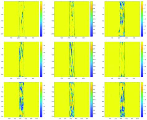 Visualized Segmentation Results In The Heat Map Form Of The Same