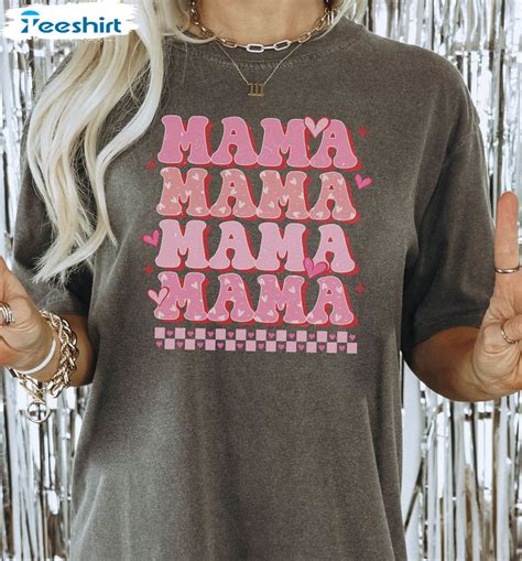 Mama Valentines Day Shirt Valentines Day Unisex T Shirt Tee Tops